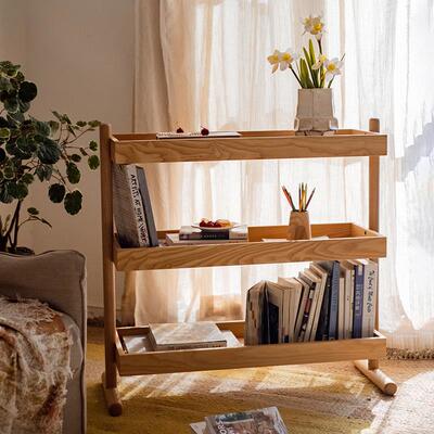 落A9L收木餐厅客厅茶水架厨房整实理卫生间纳架地储物F76779MM阳