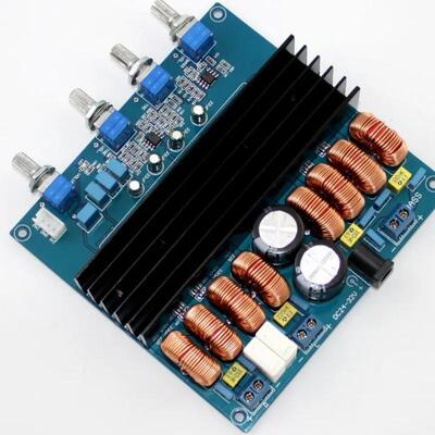 hifi发烧级功放板TDA7498E 2.1数字功放板（200W+100W+100W)