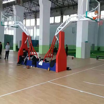 篮球架厂家户外成人标准篮球架移动式成人三色篮球架