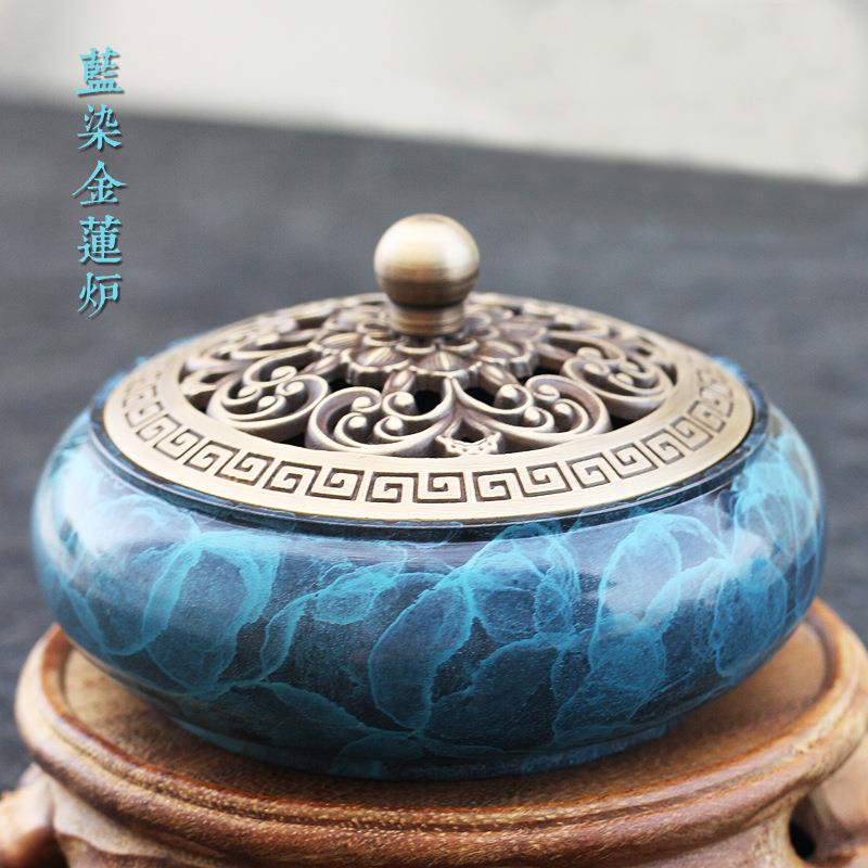 工艺品家用香薰炉 铜香炉纯铜家居 室内摆件礼品