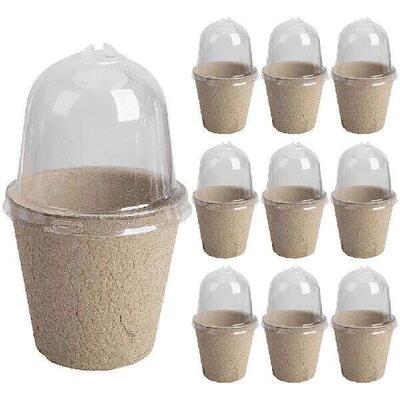 10Pcs Seedling Cup Germination Planter Biodegradable