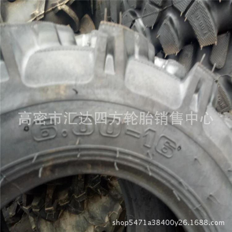 现货供应6.00-16农用拖拉机轮胎 农业机人字 加密轮胎 零售