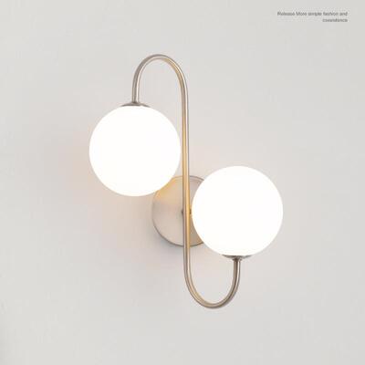 包豪斯壁灯床头灯中古风卧室客厅背景墙灯特亮楼梯过道走廊灯8855