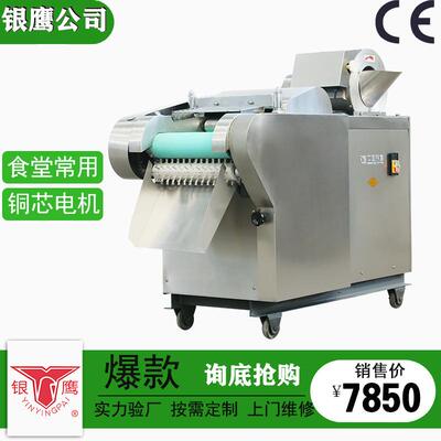 银鹰YQC-QJ1000食堂多功能切菜机不锈钢切菜机丁丝片段多用菜机