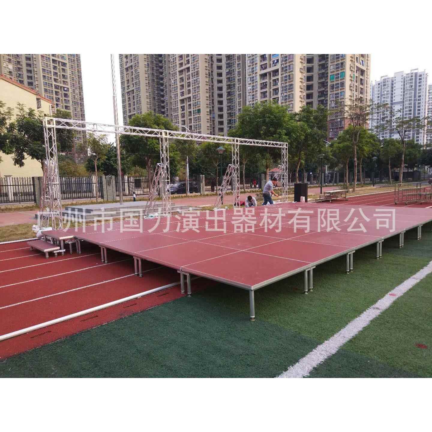 工厂直供简易学校专用舞台架子临时跳舞台走秀T台新款活动舞台