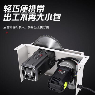 新款木工无功尘BTX锯台锯家用垒小型精密锯倒装多能锯大功率切割