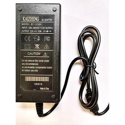 KAIZHENG原装KZ-1230A 12V3.0A液晶电视显示器监控通用电源适配器