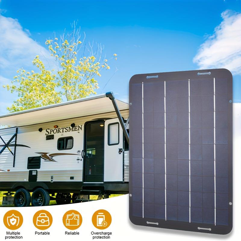 10W12V 30W 12V汽车蓄电池太阳能充电板 汽车电池维护器 半柔性