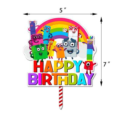 Numberblocks Theme Birthday Party Decoration Number Blocks F