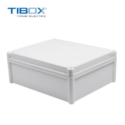TIBOX户外防水3428防尘ABS塑料接线盒 可开孔配电箱