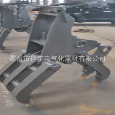 旋转式机坚固抓手QAJ150抓钢机挖钩机夹挖子掘机器抓取属具
