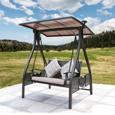 户外秋千吊椅阳台室外铁艺椅吊沙篮IFS成人摇篮椅双人庭院摇发摇