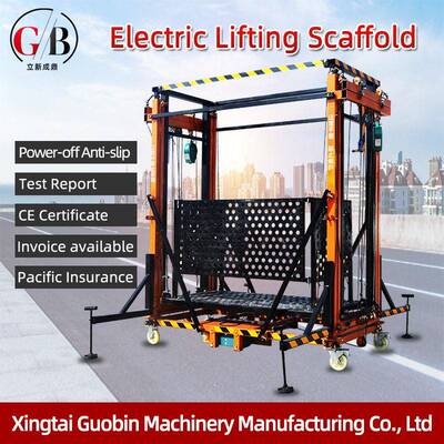 New electric lifting scaffold Remote control climbing platfo