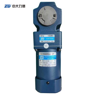 ZD中大90W调速马达马达配直角中空减速机5IK90RGU-CF/5GU100RC