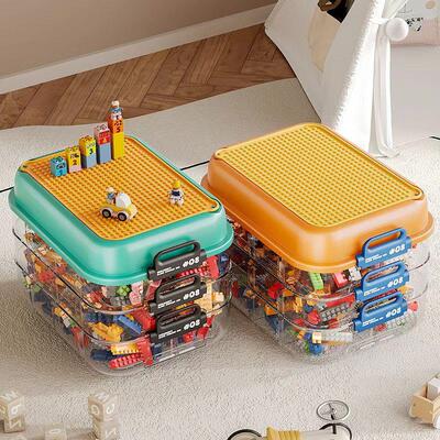 Multi-layer compartment storage box for children's toys, sui