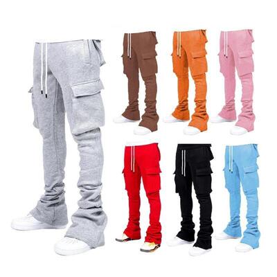 V 4608 Men's Fleece Pocket Sweatpants 加绒卫裤