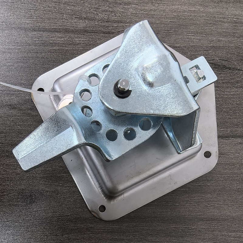 门锁MS858带塑料防水盖防尘盖 面板锁 工具箱锁各类锁具 工业柜锁