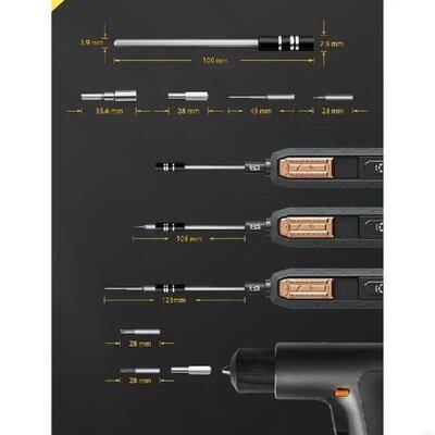 Screwdriver Set 180 in 1 Rolling Up Storage Case for Repair