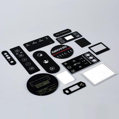 定制亚克力面板PMMA屏幕面板显示器盖板有机玻璃触摸板丝印背胶