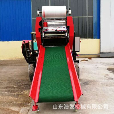 牧草膜青储秆压块机储养牛场粮存草包机玉米秸TPS稻草自动粉碎捆