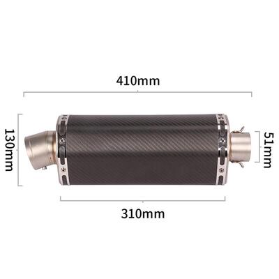 摩托车大六角弯头排气管适用春风650NK KTM790 TMAX530 CB500X/F