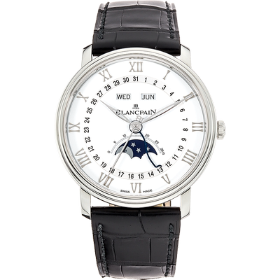 盒证[9.8新]宝珀经典精钢自动机械手表男6654-1127-55B