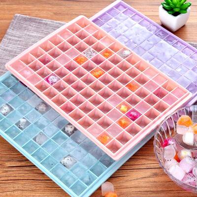 Creative Open-top Ice Cube Mold - 96 Grid Large Diamond Ice