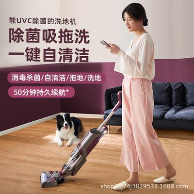 ideebo艾迪宝 T80 洗地机干湿两用自清洗免洗拖布家用无线吸尘器