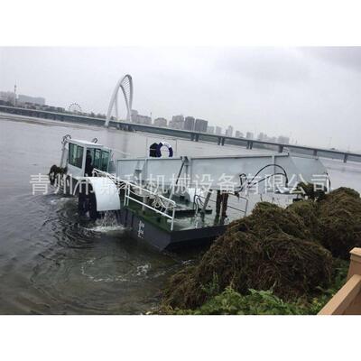 全自动打割草船水船面保船水葫芦RMJ捞洁割草船厂家