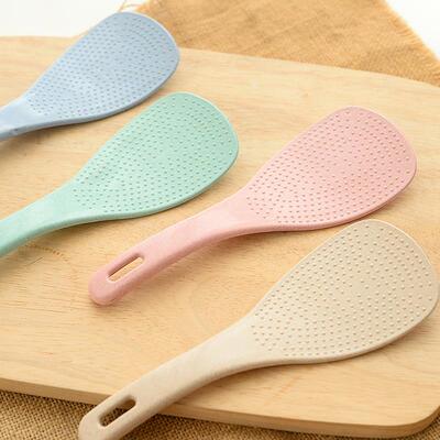 Wholesale creative non-stick rice scoops made from wheat str