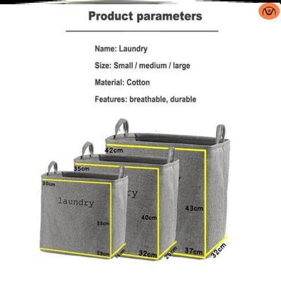 Laundry basket foldable Clothing storage bag/linen basket篮