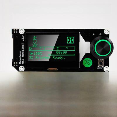 相同的扩展时间Mks Mini12864 V3 Sd卡侧插式智能显示3D打印机配