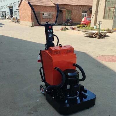 630型带吸尘地坪打磨机干磨12头7.5kw变频贴边混凝土环氧地坪磨平