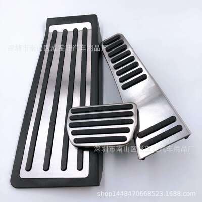 适用沃尔沃XC90油门踏板内饰防滑金属不锈钢刹车休息脚踏板