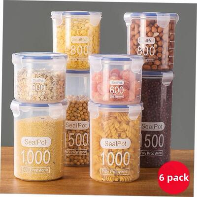 Airtight Kitchen Storage Jar Sealed Food Container Gra密封罐