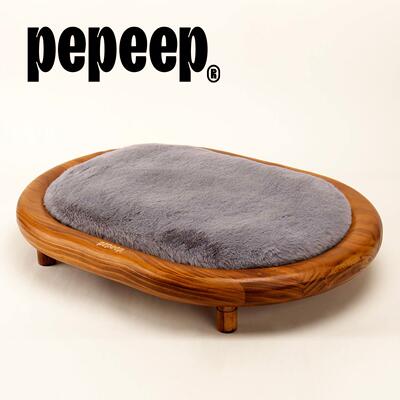 pepeep实木宠物床猫狗四季通用可拆洗时尚宠物家俱宠物窝