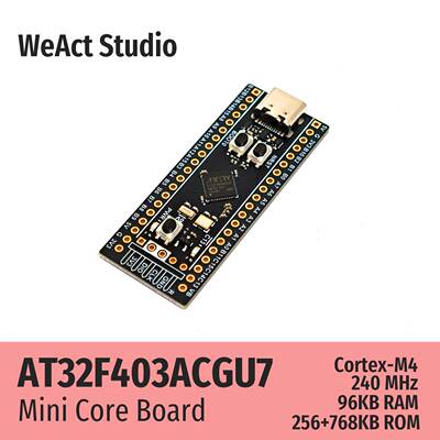 WeAct AT32F403ACGU7核心板 开发板 小系统板 240Mhz