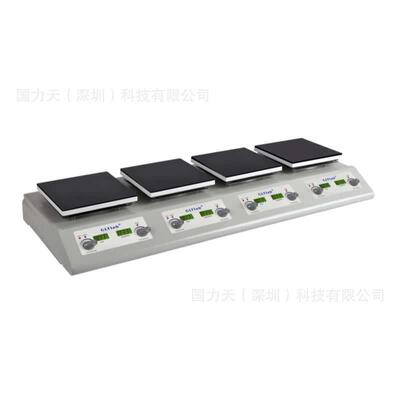 多通道多位6寸陶瓷盘550℃恒温加热磁力搅拌器SHC-4P