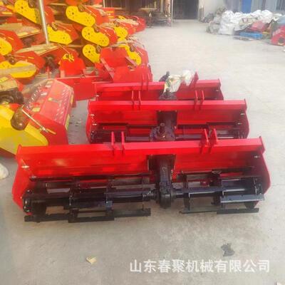 54秸拖拉片机带苗圃花园碎ZIG草0机收地瓜土豆杀秧机图玉米秆还田
