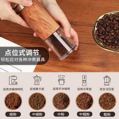 Mongdio咖啡豆研磨机手磨咖啡机咖啡磨豆机手摇咖啡研磨机手动