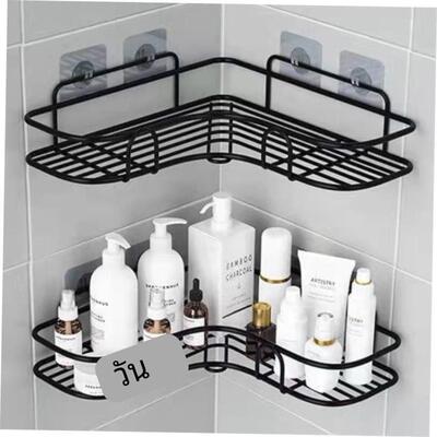 Kitchen Shelf Bathroom Accessories Punch Free Corner Rack