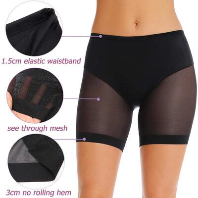 Anti Chafing Slip Shorts for Under Dresses Underwear安全裤女