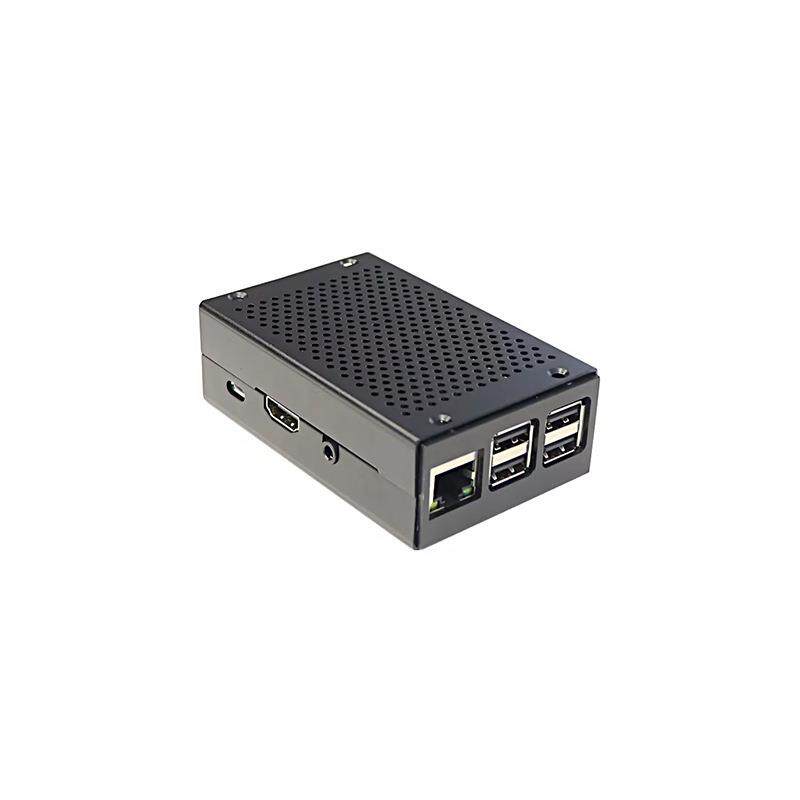 树莓派金属主板外壳Raspberry Pi 3代b+铝合金盒子散热2b壳配件