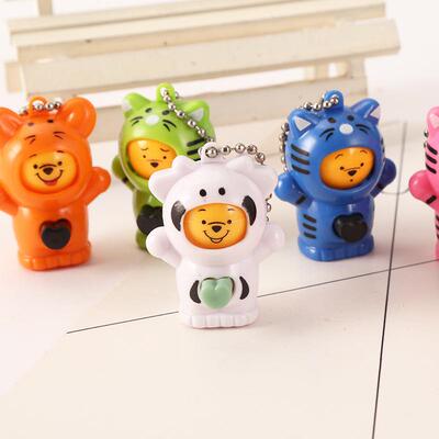 Exclusive for foreign trade, face-changing bear dolls keycha