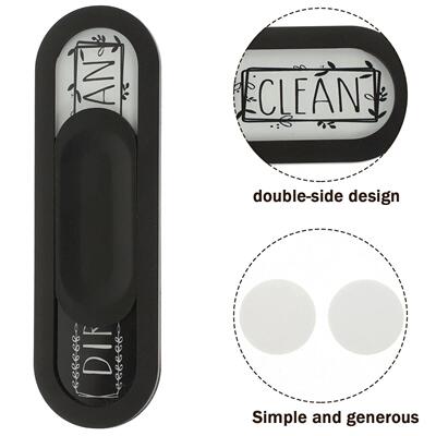Dishwasher Stickers Clean Dirty Magnet Tag Sign Status