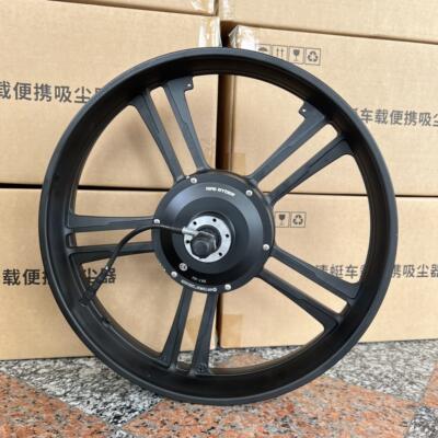 super73电动雪地车轮毂电机一体式48V功率750W轮毂20寸霍尔信号