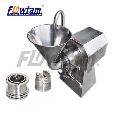 温州弗鲁特不锈钢食品级卧式胶体磨内外抛光管道研磨机JMW-803KW