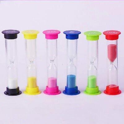 6/1 Pcs/Set Hourglass 30S/1/2/3/5/10Minutes Sand Timer Sand