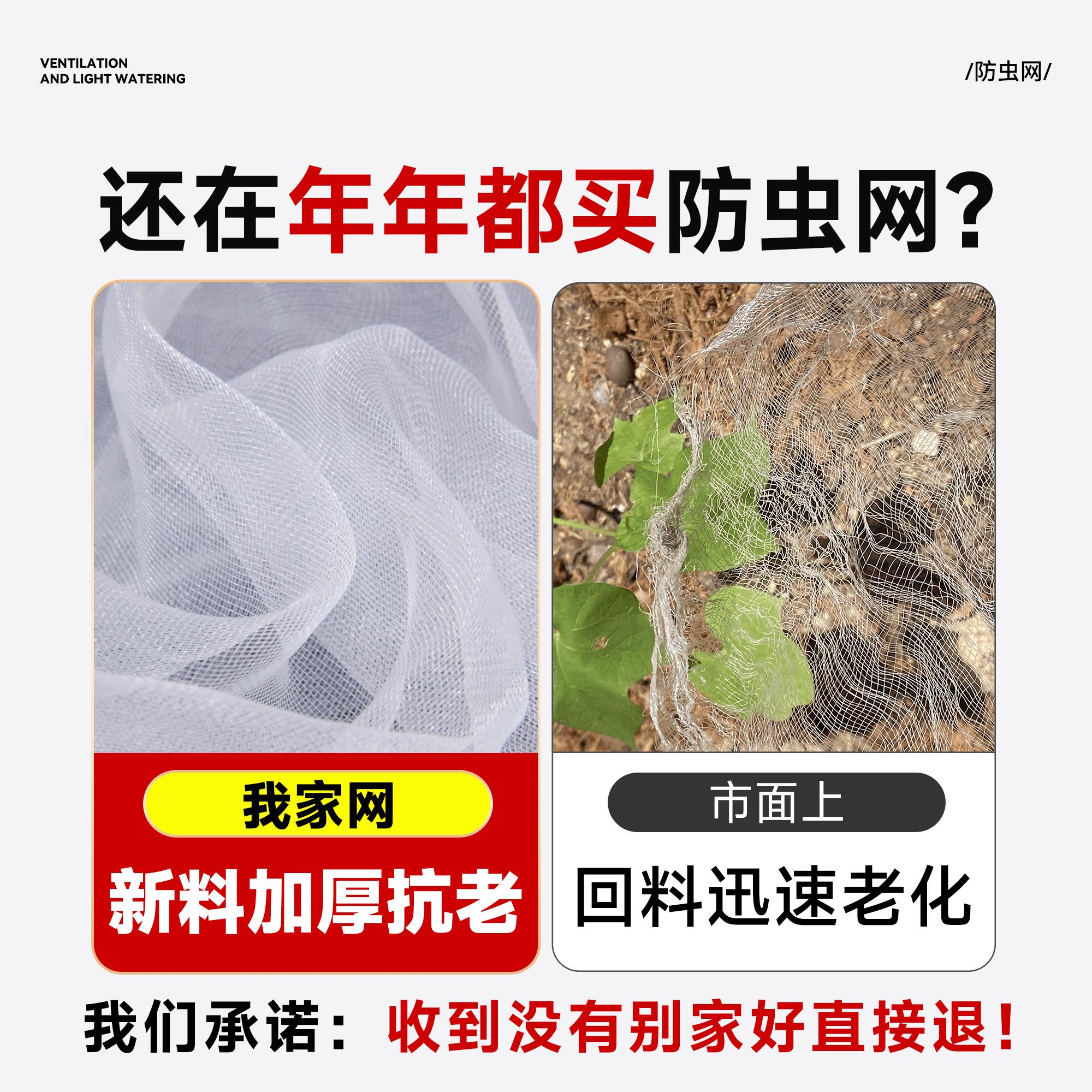 专用网农用网种菜纱窗防虫蚊蝇防防虫加厚网大棚全新养殖场防网