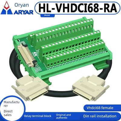 Vhdci 68小Scsi 68高密度母适配器板槽端子板端子站Pxi6225